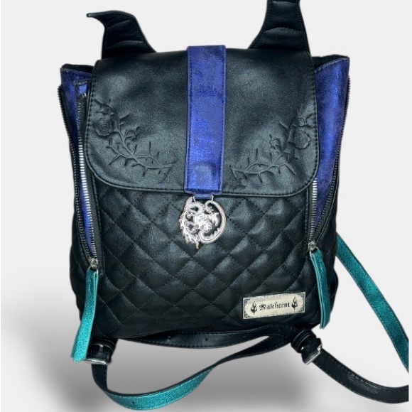 Disney | Bags | Disney Villains Maleficent Mini Black Backpack | Poshmark